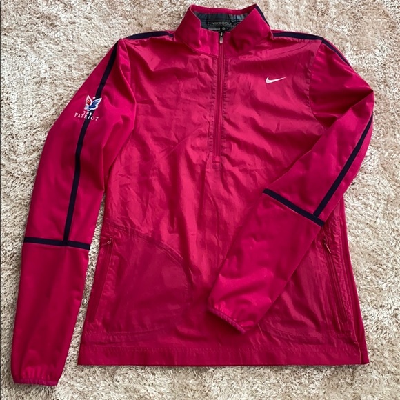 Nike | Jackets & Coats | Nike The Patriot Hot Pink Zipup Jacket With ...